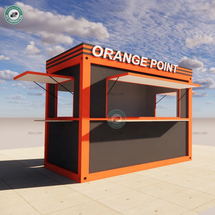 3x3m Modular Container Cabana Fast Food Truck Shops Mobile Food Kiosk ...