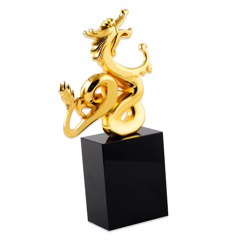 Draak Cartoon Metal Trophy - Creative & Luxurious Prize
