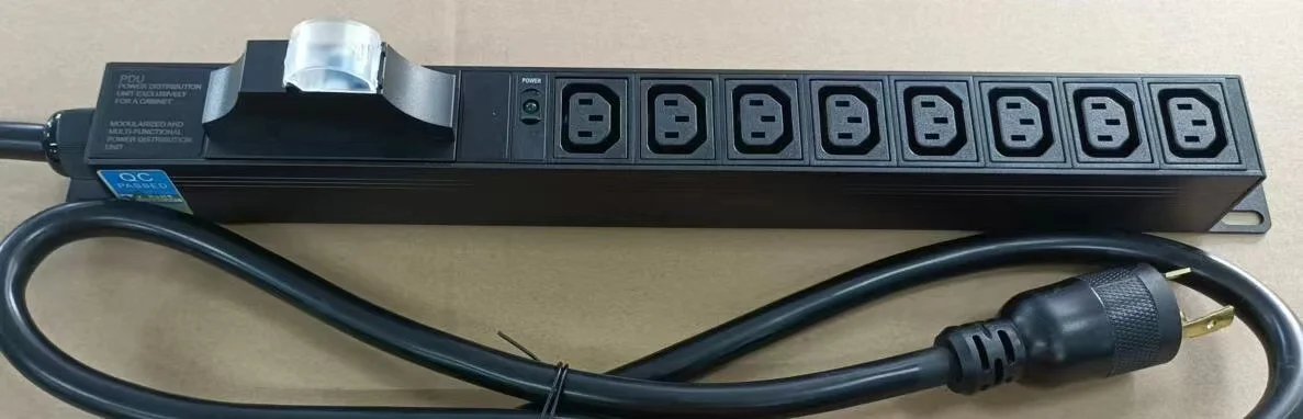 1U PDU Rack Mount Power Distribution Units - 30A 8 Outlets