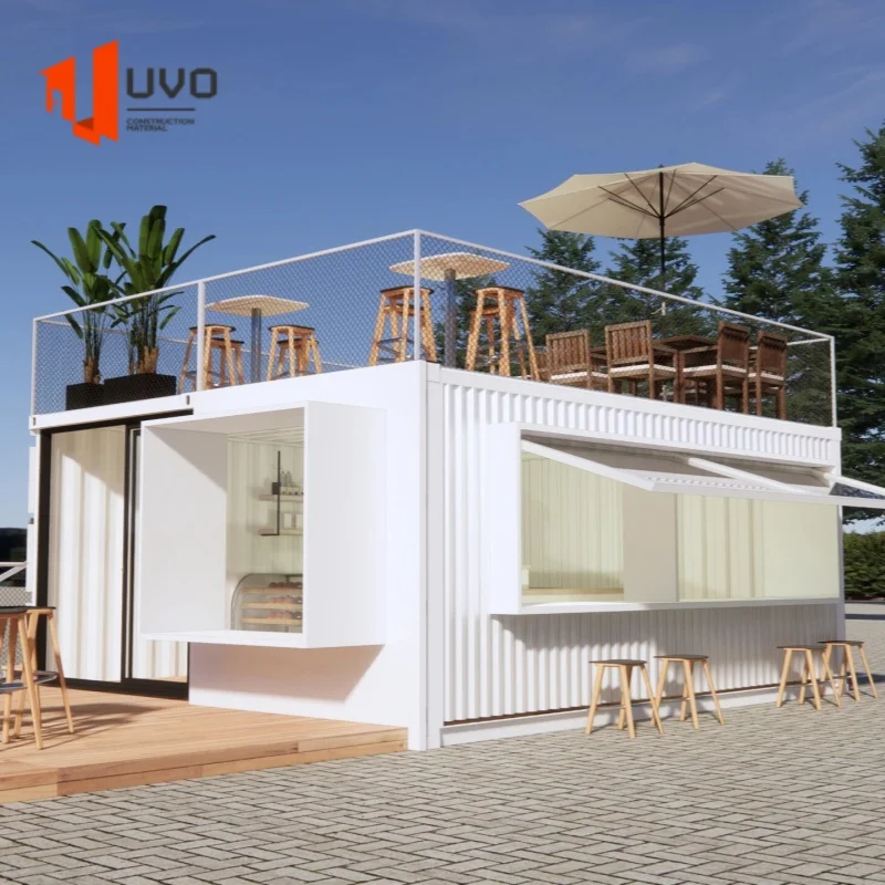 New design shipping container prefabricated store mobile container shop ...