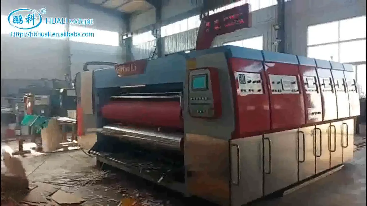 Full Computer Cardboard Printing Machine Carton Slotting Die Cutting ...