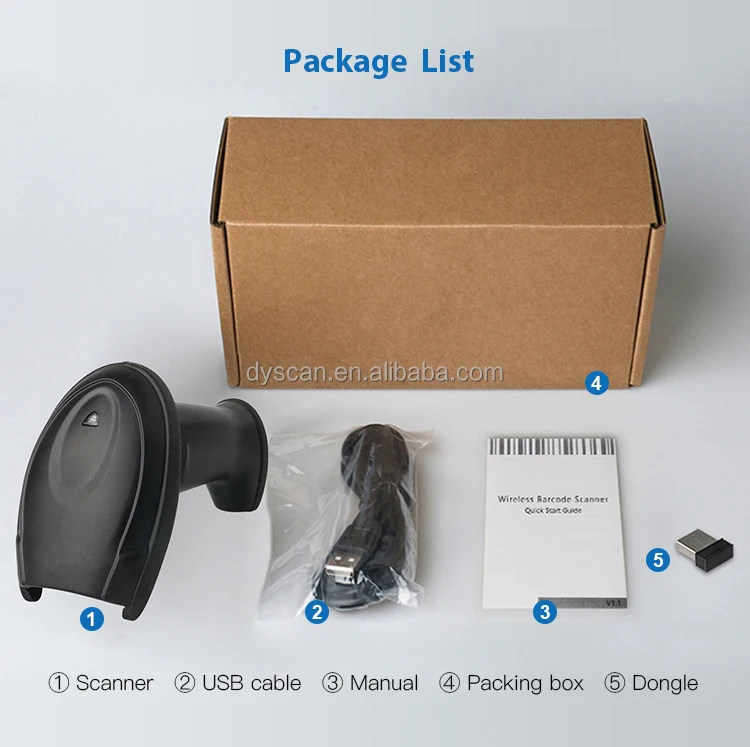 Dyscan DS5900 2D QR CMOS Wired Handheld Barcode Scanner