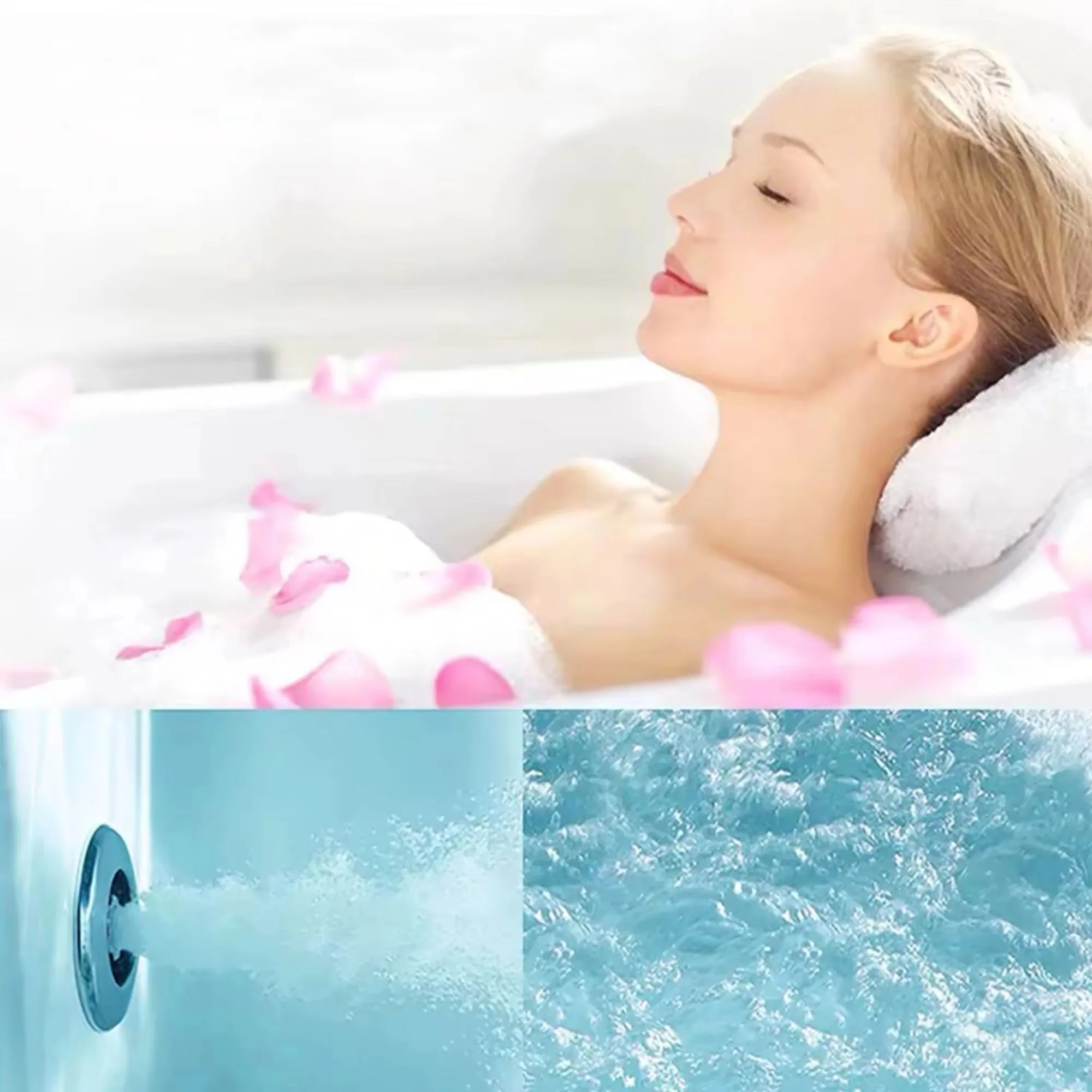 Modern Bathroom Whirlpool Air Jet Bath Tub Free Standing Acrylic SPA ...