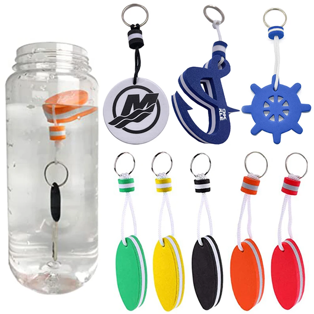 Custom Logo Shape Cylindrical Printed Logo Boat Key Chain Eva Materia ...