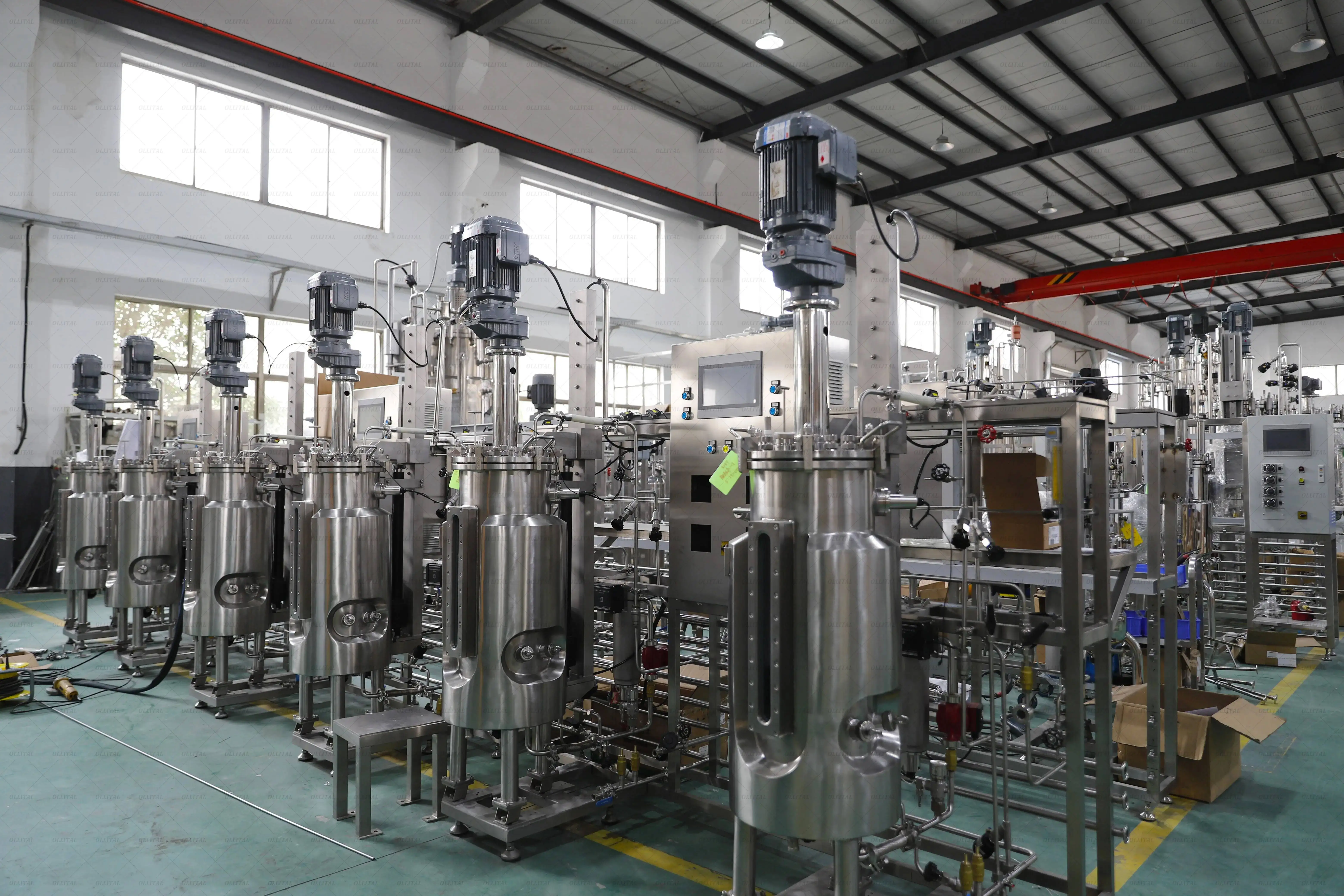 Bioreactor Lab Scale Cell Culture Bioreactor Stainless Steel Fermenter ...