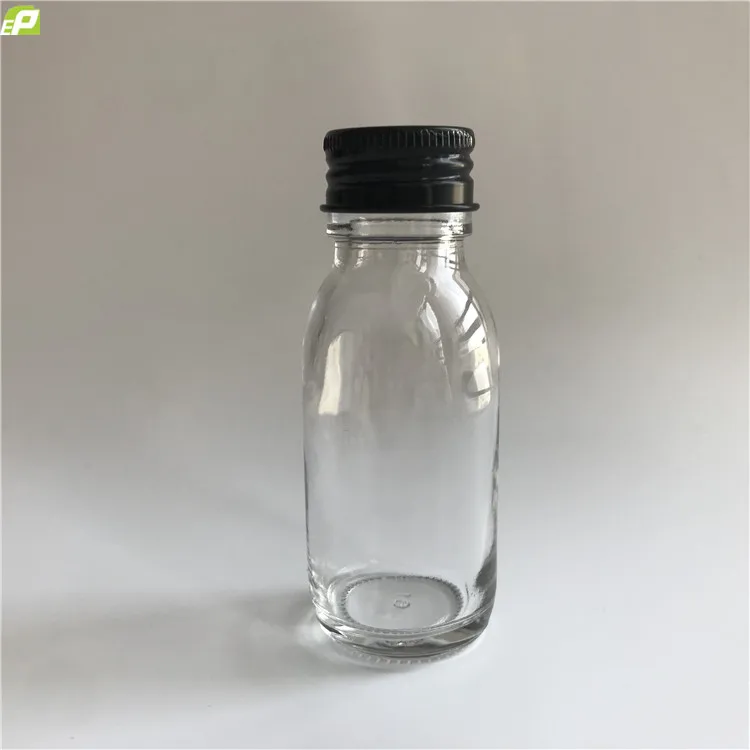 30ml 50ml Mini Bourbon Whiskey Container Small Glass Juice Bottle For ...