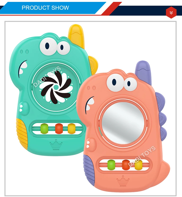 Cartoon Dinosaur 2023 Baby Mobile Phone Toy Baby Toy Rattle Ring ...