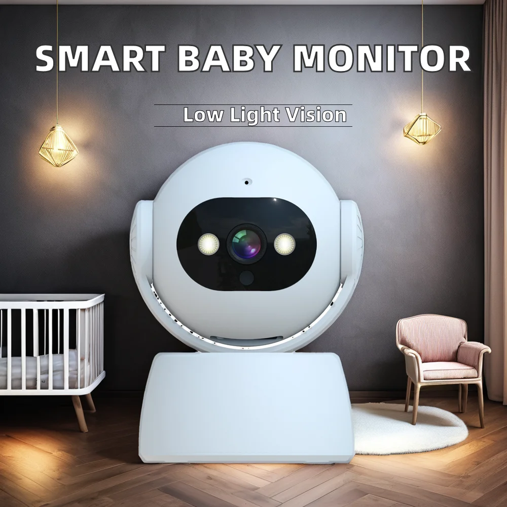 1080P Smart Baby Monitor Low Light Mobile CCTV Camera for Home Security ...