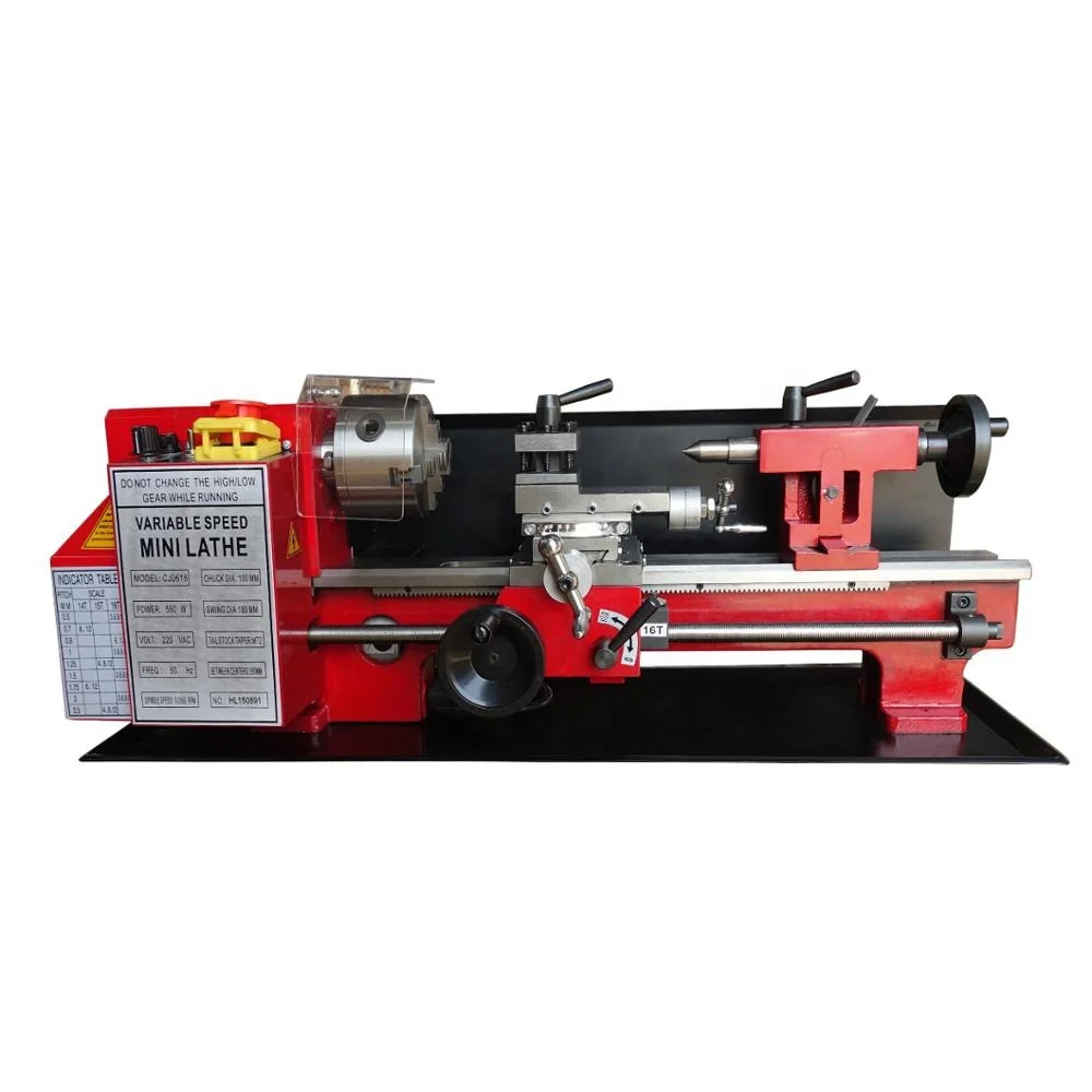 Universal Mini Lathe Machine Cj0618 Spindle Bore 20mm - Buy Mini Metal ...