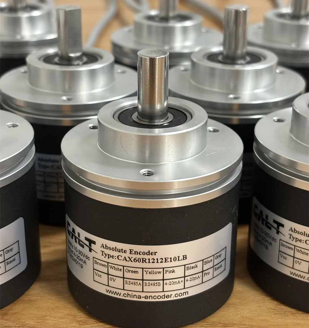 60mm Multi-turn 4-20ma Output Absolute Encoder 12/13bit 6/8/10/12mm Shaft Cax60-lb - Buy 60mm ...