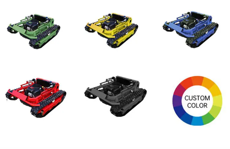 Longjie 608-90A Remote Control Mower - All Terrain Tracked, 22HP, 90CM ...