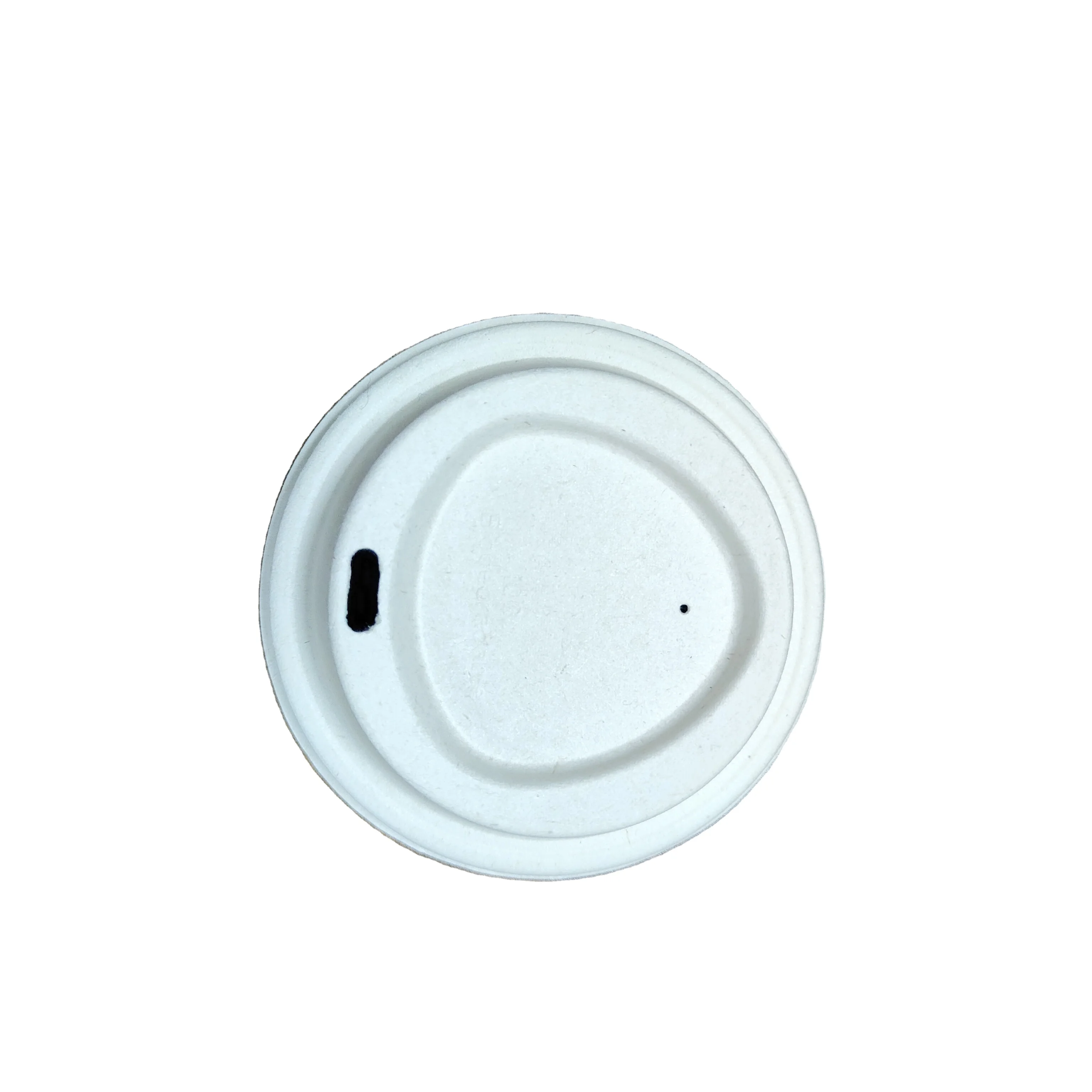 100%biodegradable Bagasse Pulp Paper Coffee Cup Lid Disposable Paper ...