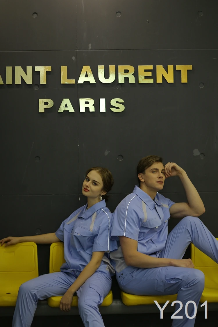 Personalized Work Shirt Uniform Heat Transfer Embroidered Workwear Add ...