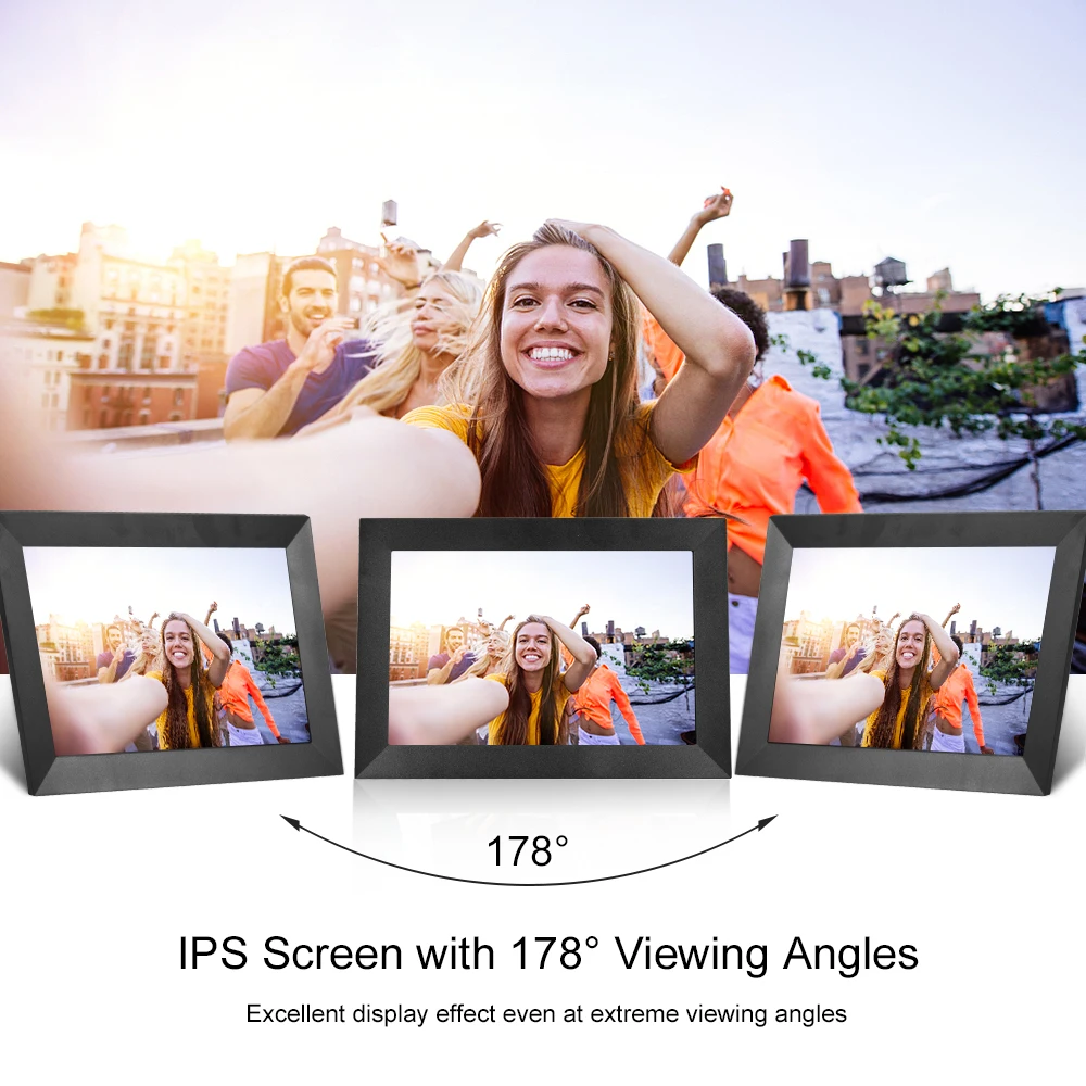 Ips Display 7" 8" 10" 13.3" 15" Inch Digital Photo Frame Digital Lcd ...