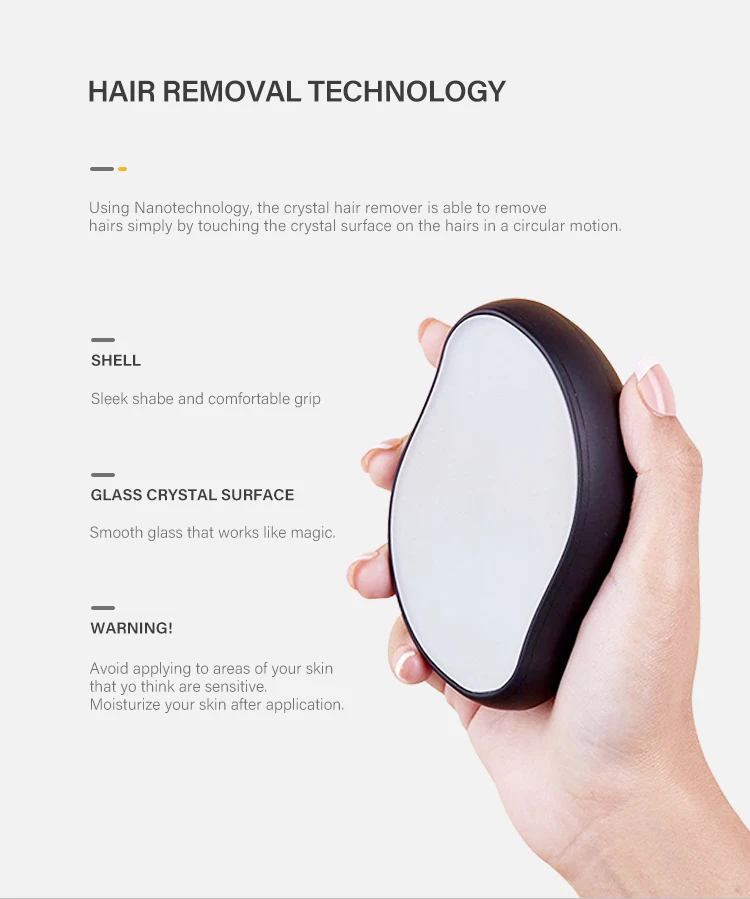 Hot Selling Hair Eraser Reusable Crystal For Skin Care Painless Crystal ...