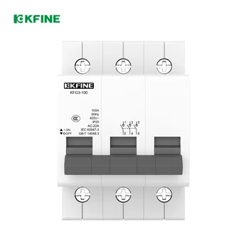 Kfg3-100/3p Mcb Factory Direct New Design Daqo Kfine Leakage Protection Miniature Circuit ...