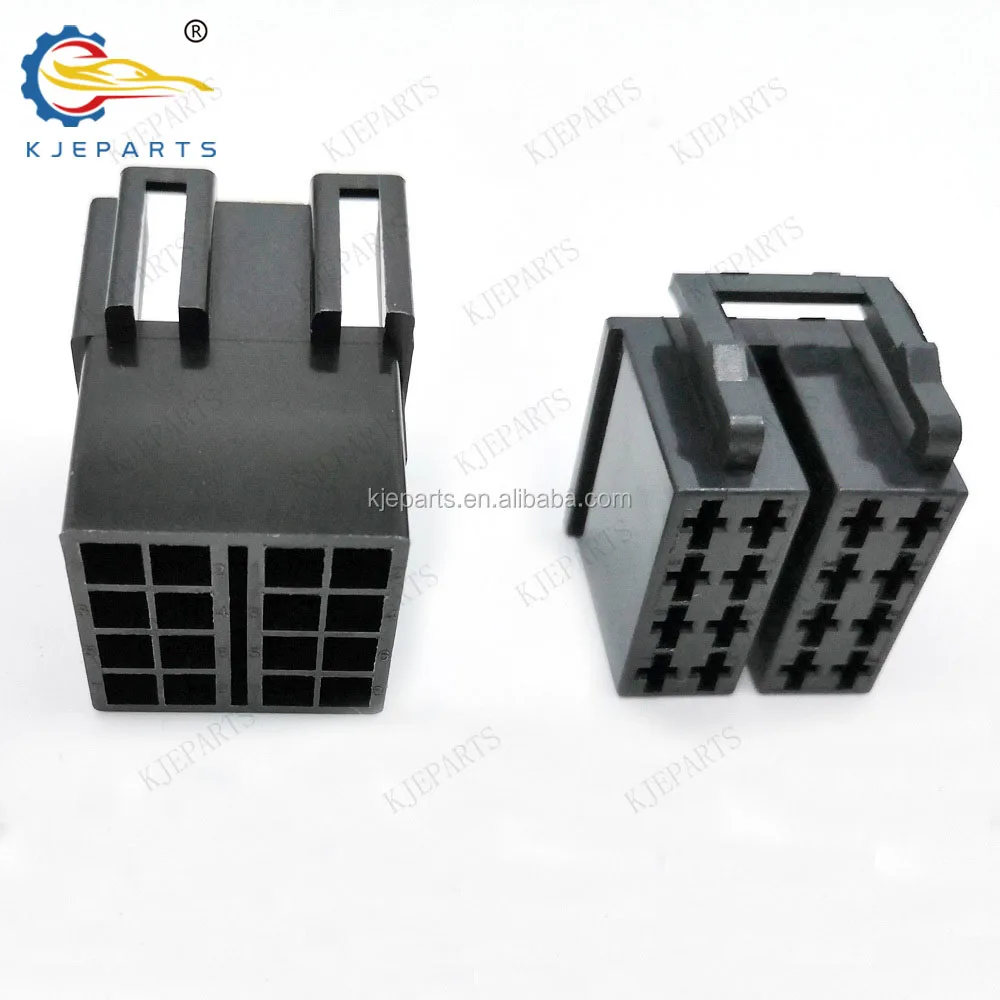 16 Pin Male Female Iso Wire Harness Connector For Car Cd/radio Player ...