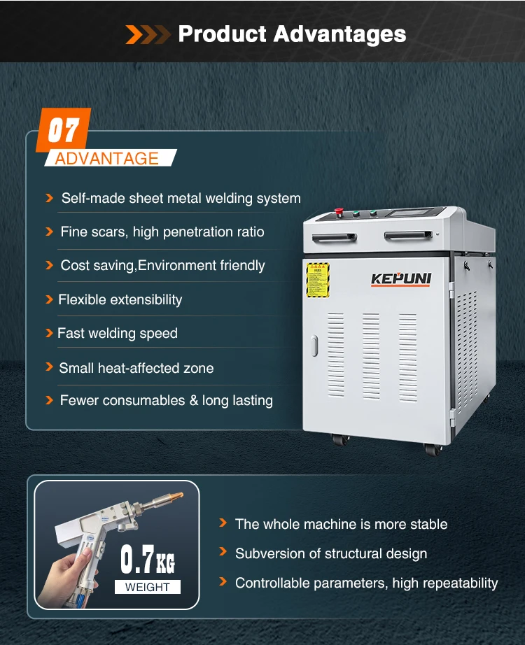 XD-W1500 1500W Double Wire Feeder Laser Welding Machine