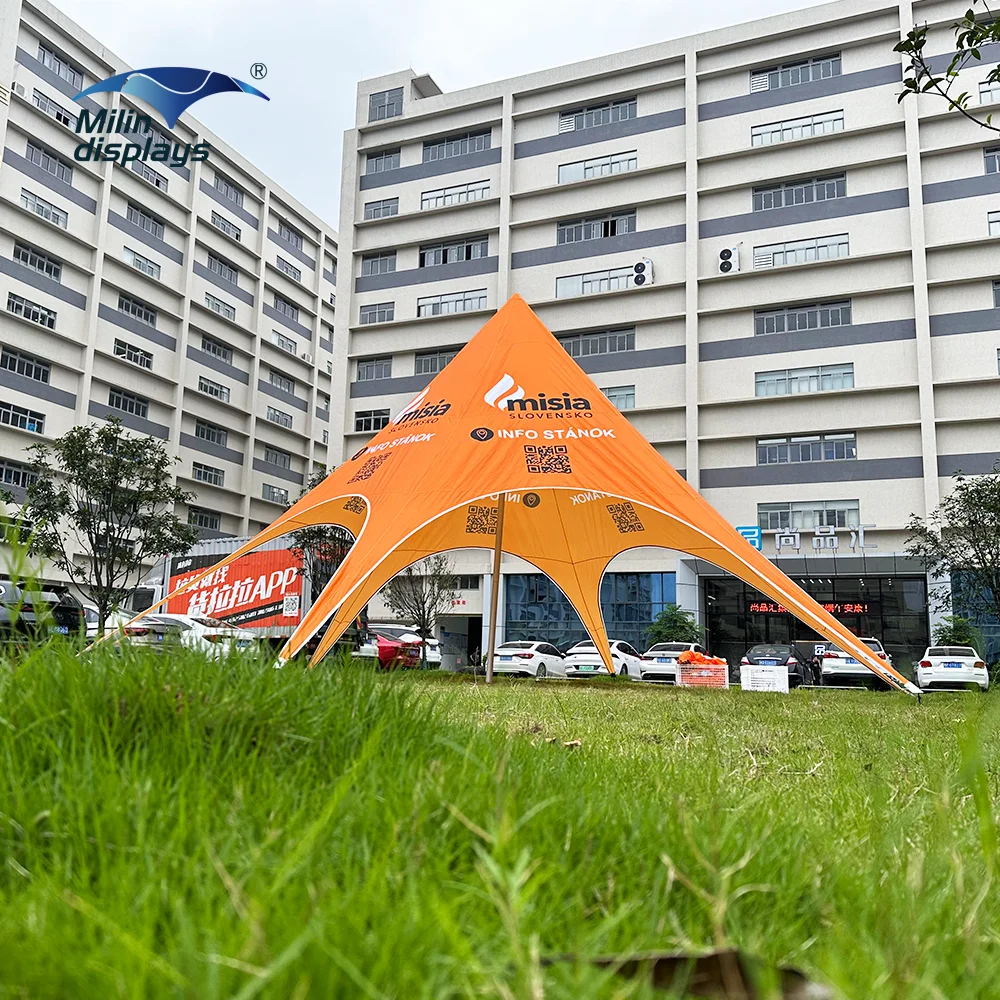 Star Tent Outdoor - Custom Printed Star Shades for Events