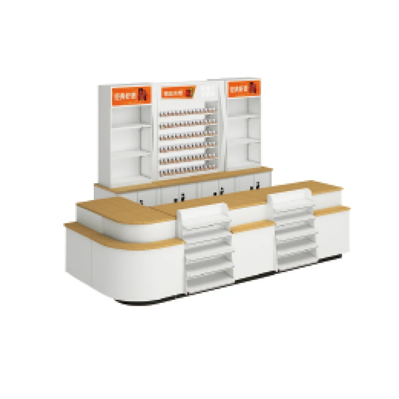 Convenience Store Combination Cashier Custom Counter Table Cash Counter ...