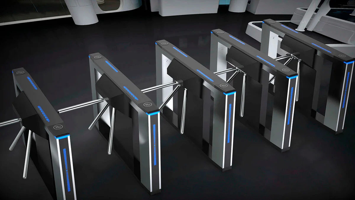 Lap Barrier Gate for Office Building Entrance - Secure & Efficient