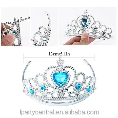 Jasmine Braid With Princess Tiara Princess Dress Up Costume Cosplay ...