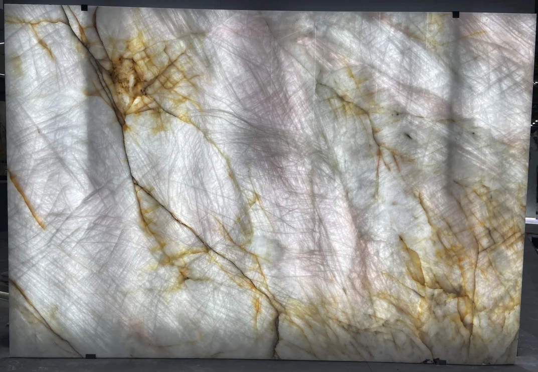 Cristallo Pink Natural Quartzite Translucent Pink Quartzite Pink ...