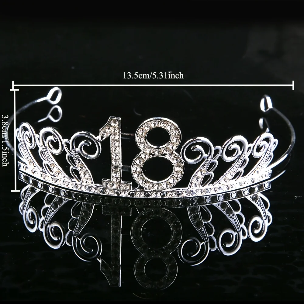 18th Birthday Queen Princess Crown - Party Decorations