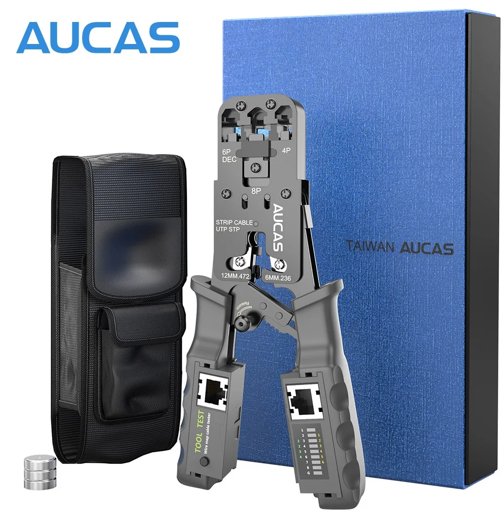 RJ45 Multi Purpose Network Cable Tester Tool For 6p6c 8p8c Connector ...