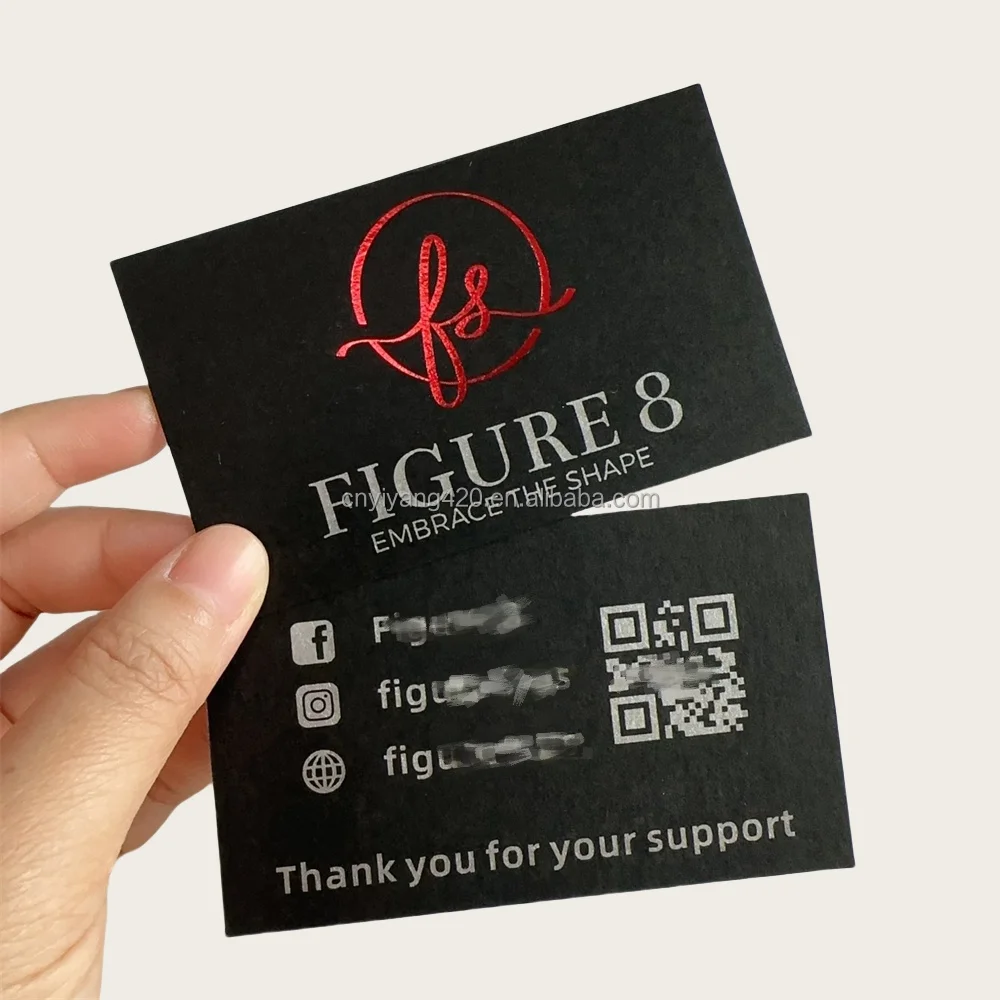 Advanced Custom Gold Foil Business Cards Luxury Black Paper Name Card ...