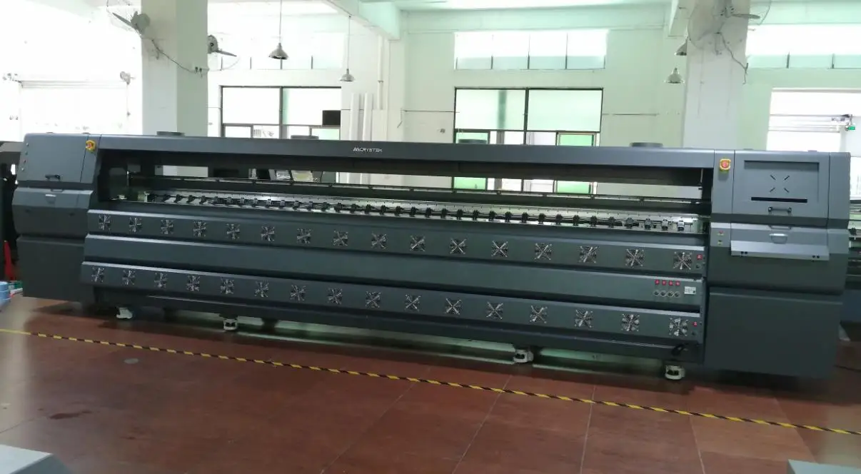 5m Large Format Solvent Printer Konica 1024i 512i Printheads 2 Rolls ...