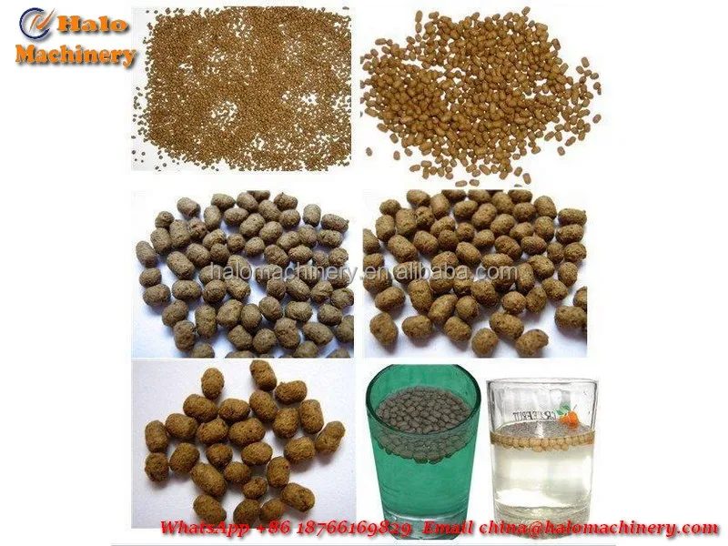 Jinan Halo Popular Extruded Machinery Automated Floating Aquatic Trout ...