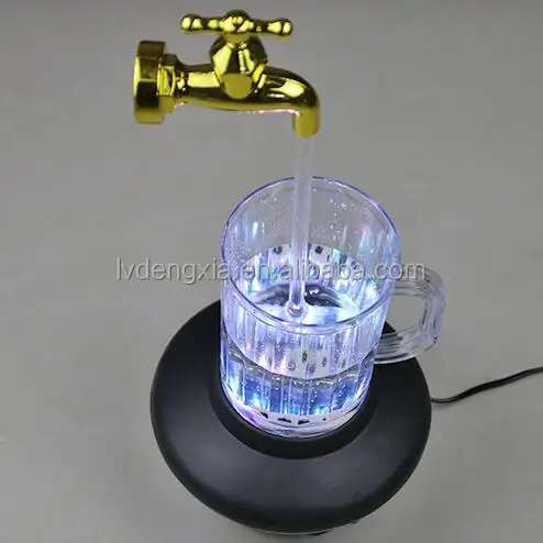 Hot Sale LED Magic Water Faucet Fountain Mug Light with Infinity Tap ...