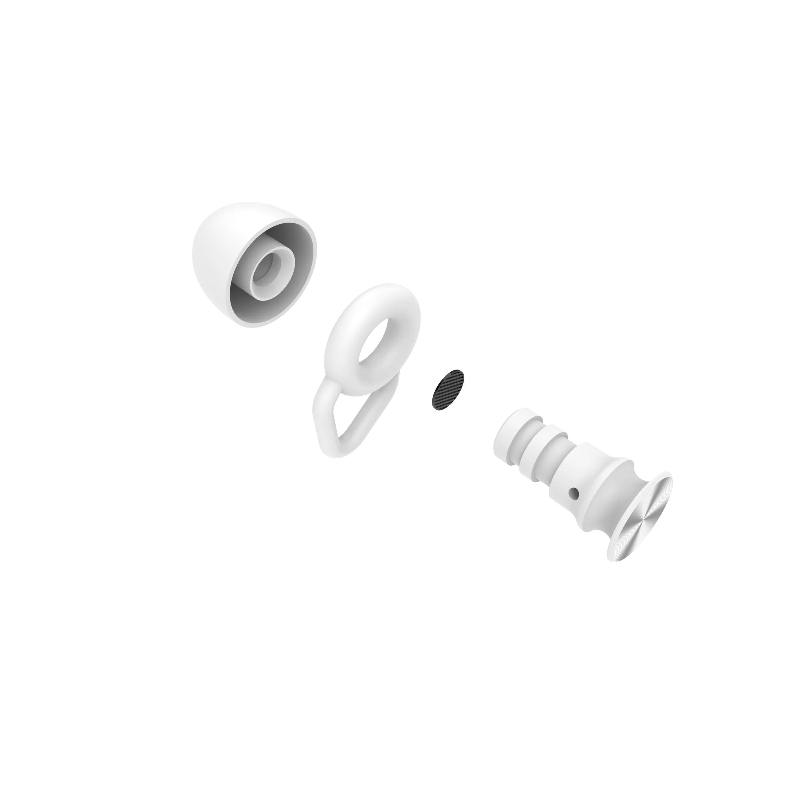 4 Sizes Reusable Soft Silicone Ear Caps Customizable Noise Cancelling ...