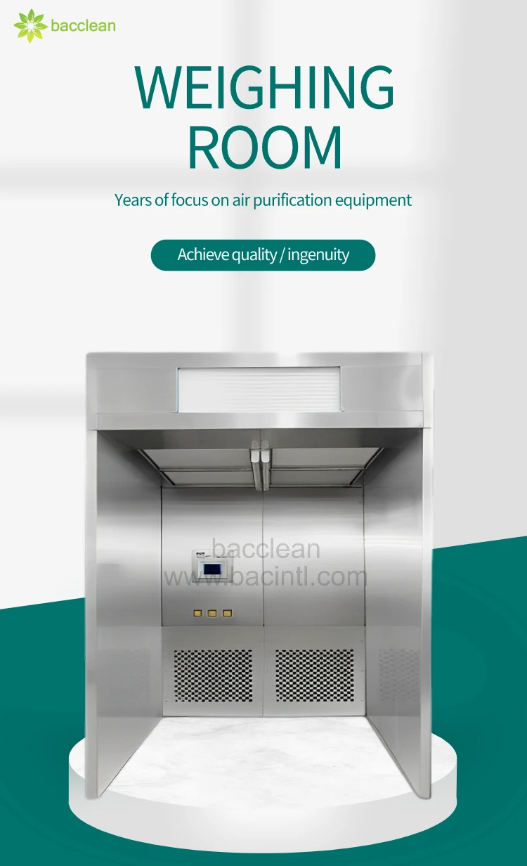 ISO9001 Cleanroom GMP Standard Automatic Weighing Booth