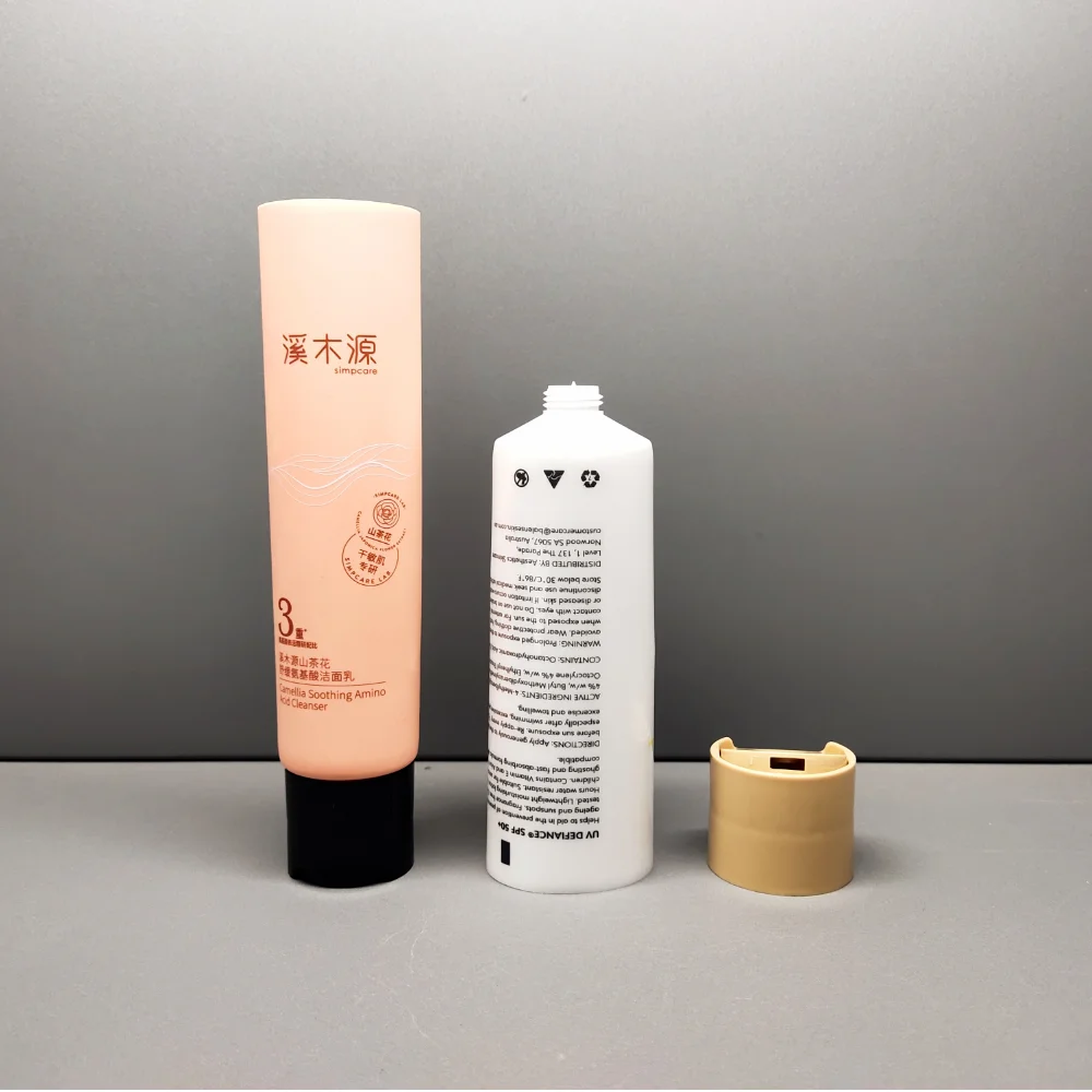 Cosmetic Soft Cosmetic Squeeze Plastic Face Wash Tube Hand Cream ...