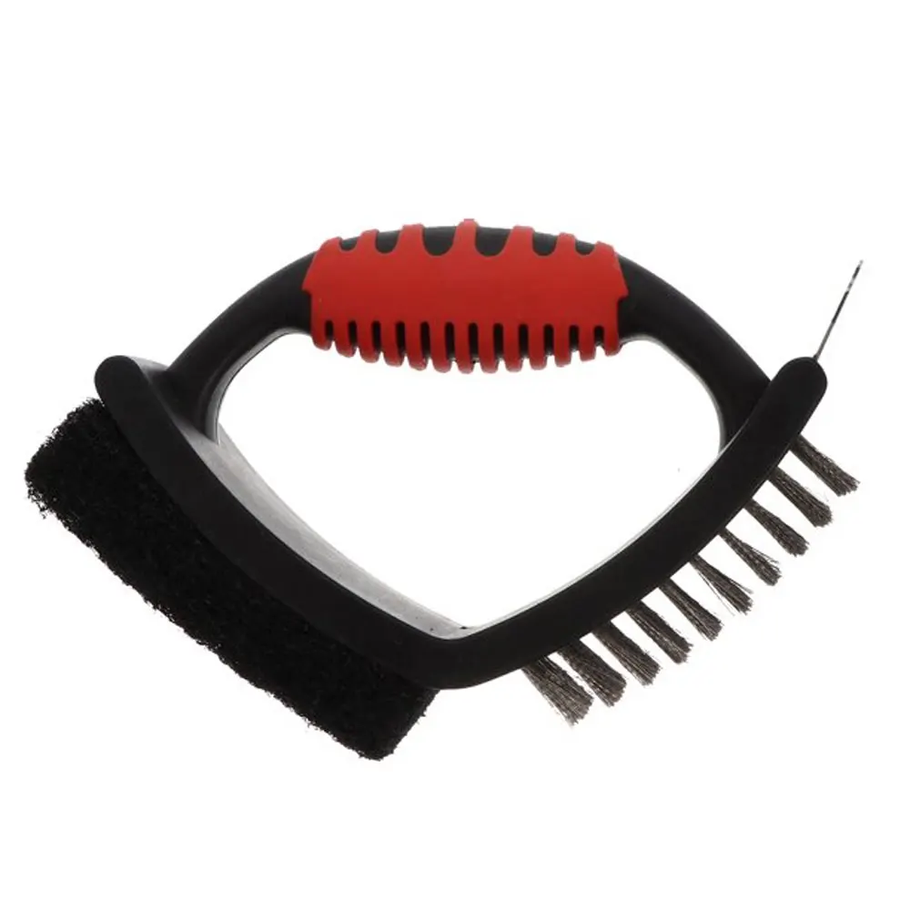 3 In 1 Bbq Cleaning Scraper Brush Portable Barbecue Accessories - Buy ...