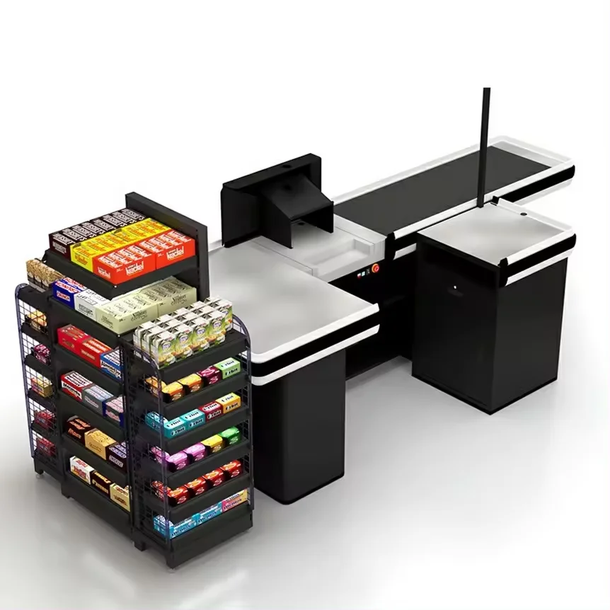 Supermarket Equipment Checkout Counter Cashier Table Convenience Store ...