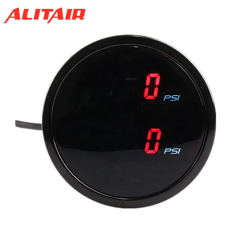 5 Pressure Digital Air Bags Gauge 200 Psi Led Display Air Suspension ...