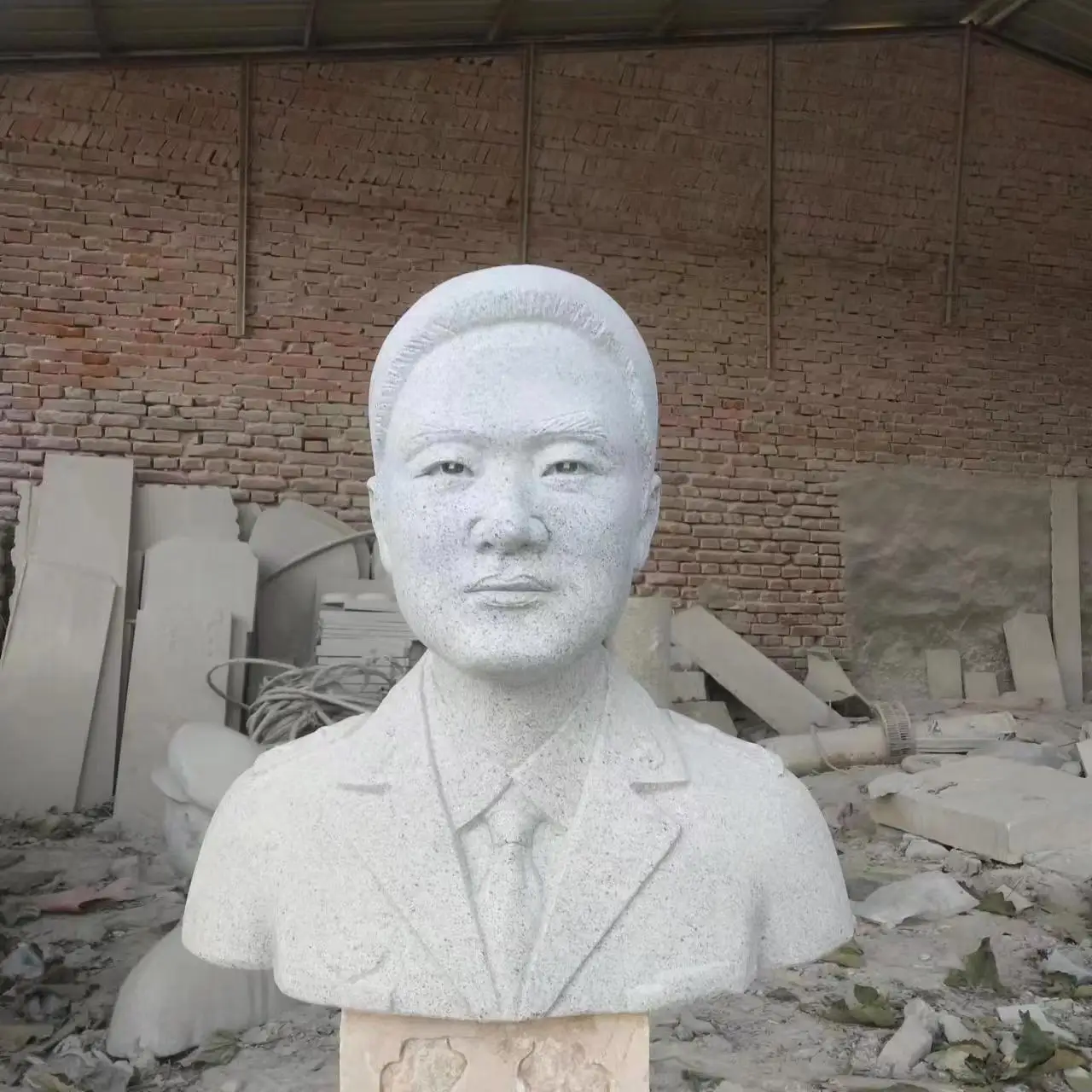 Natural Mineral Semi Precious Stone Hand Carved Realistic White Jade ...