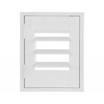 Mechanical 89mm Slats Pvc Interior Window Plantation Shutters - Buy Pvc ...