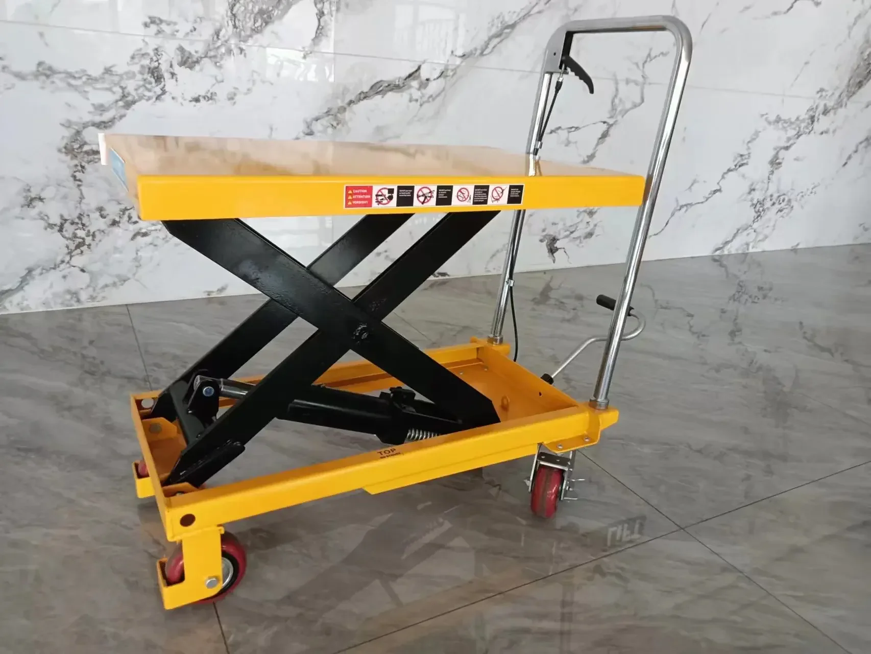 Everlift 300kg 500kg 1000kg Work Platform Manual Hydraulic Pressure ...
