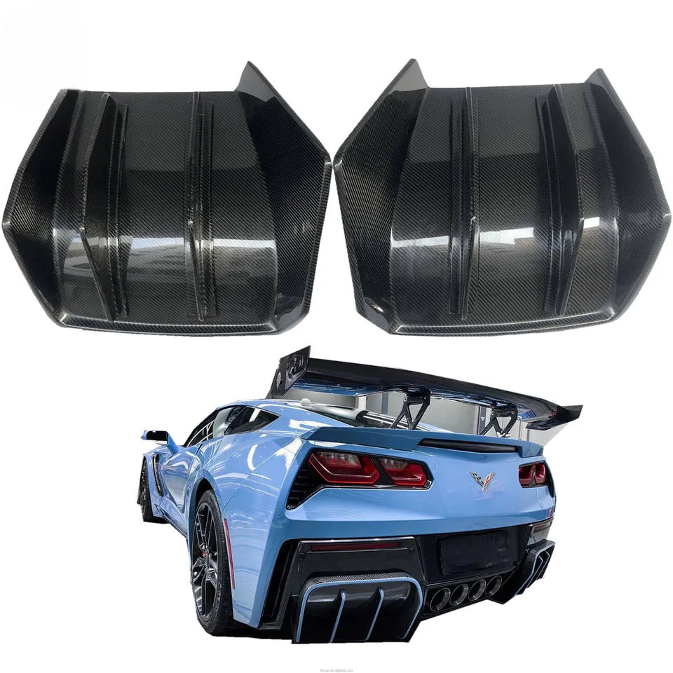 Z06 Bumper Diffuser Carbon Fiber Rear Diffuser For Chevrolet Corvette ...