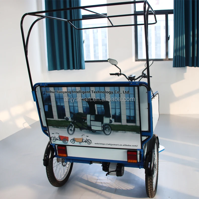 2024 Shock Absorption 5 Passengers Rickshaw Electric Bike Taxi 3 Wheel ...