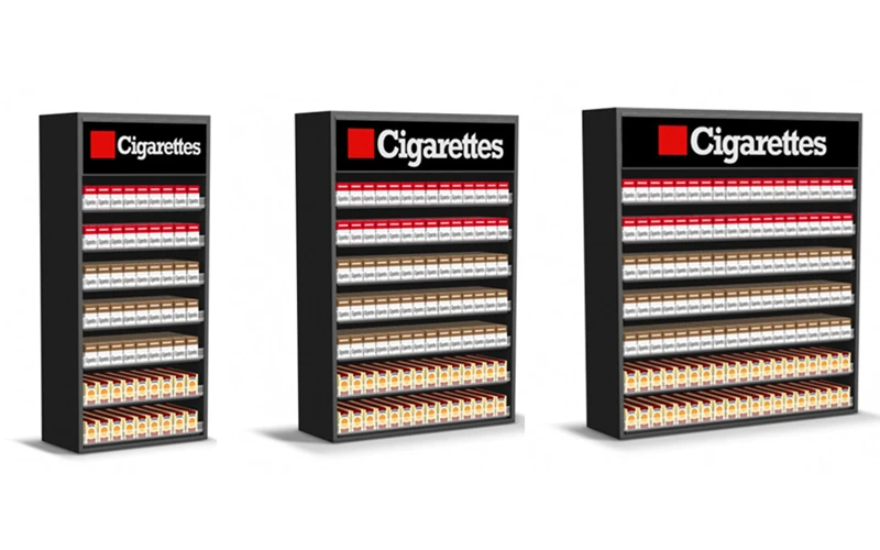 Custom Stand Display Cigarette Pusher Tobacco Cigarette Display ...