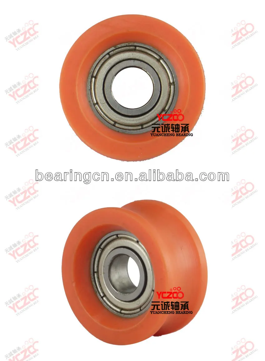 Performance U Groove Plastic Pulley Wheels, Wire Guide Pulley 626zz