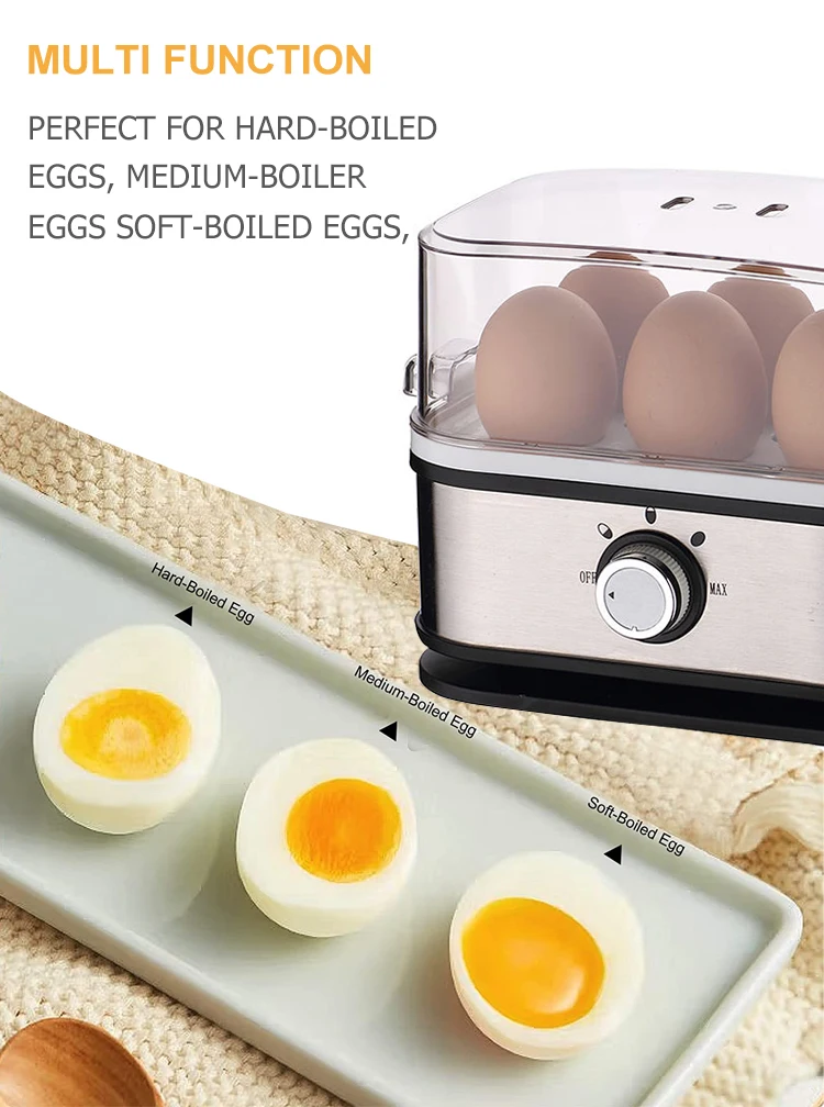2024 Stainless Steel Egg Cooker New Design Electric Egg Boiler 6 Eggs - Buy Egg Boiler 6 Eggs ...