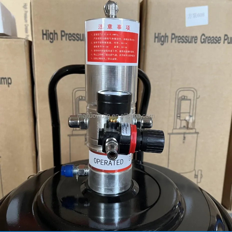 Auto Grease Pump High Pressure Pneumatic Grease Pump 40l Air Operated ...