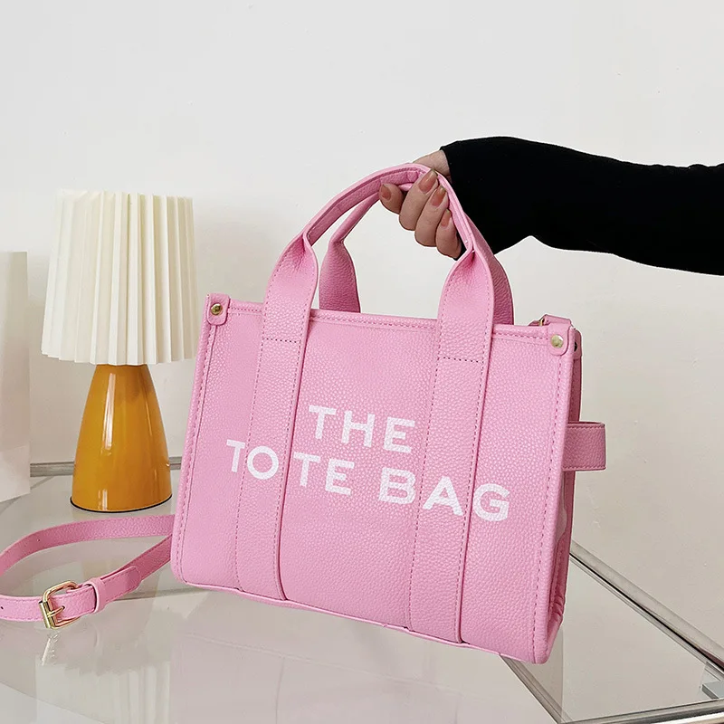2023 Purses And Handbags Pu Leather The Tote Bags Women Ladies Shoulder ...