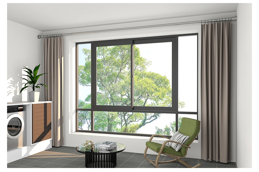 Upvc Window With Steel Strengthen Insect Screen Home-style Pvc Profile ...